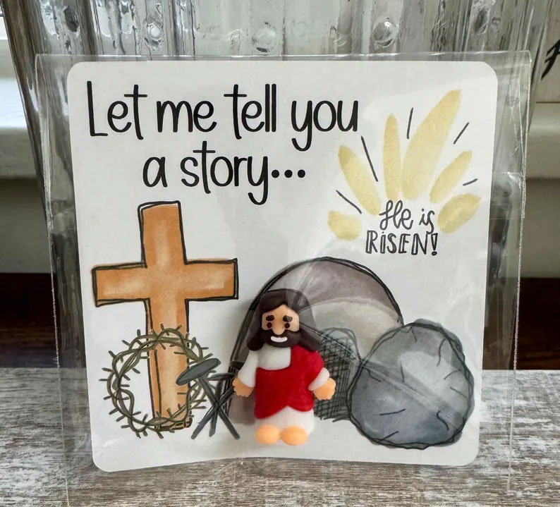Easter Little Jesus Pocket Cards – Fairyc