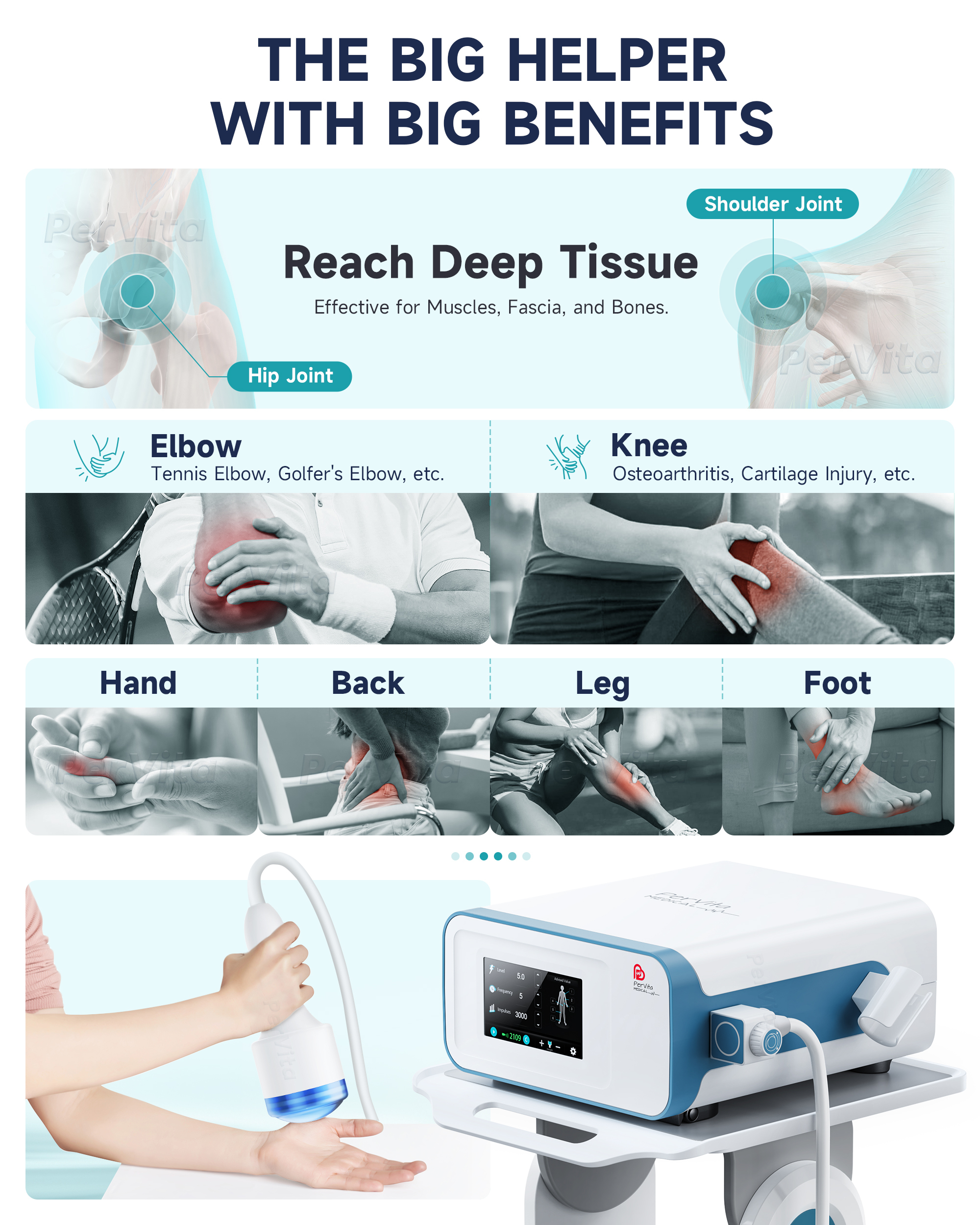 PerVita Medical Focused Shock Wave Therapy Machine PSP30 – Pervita Medical