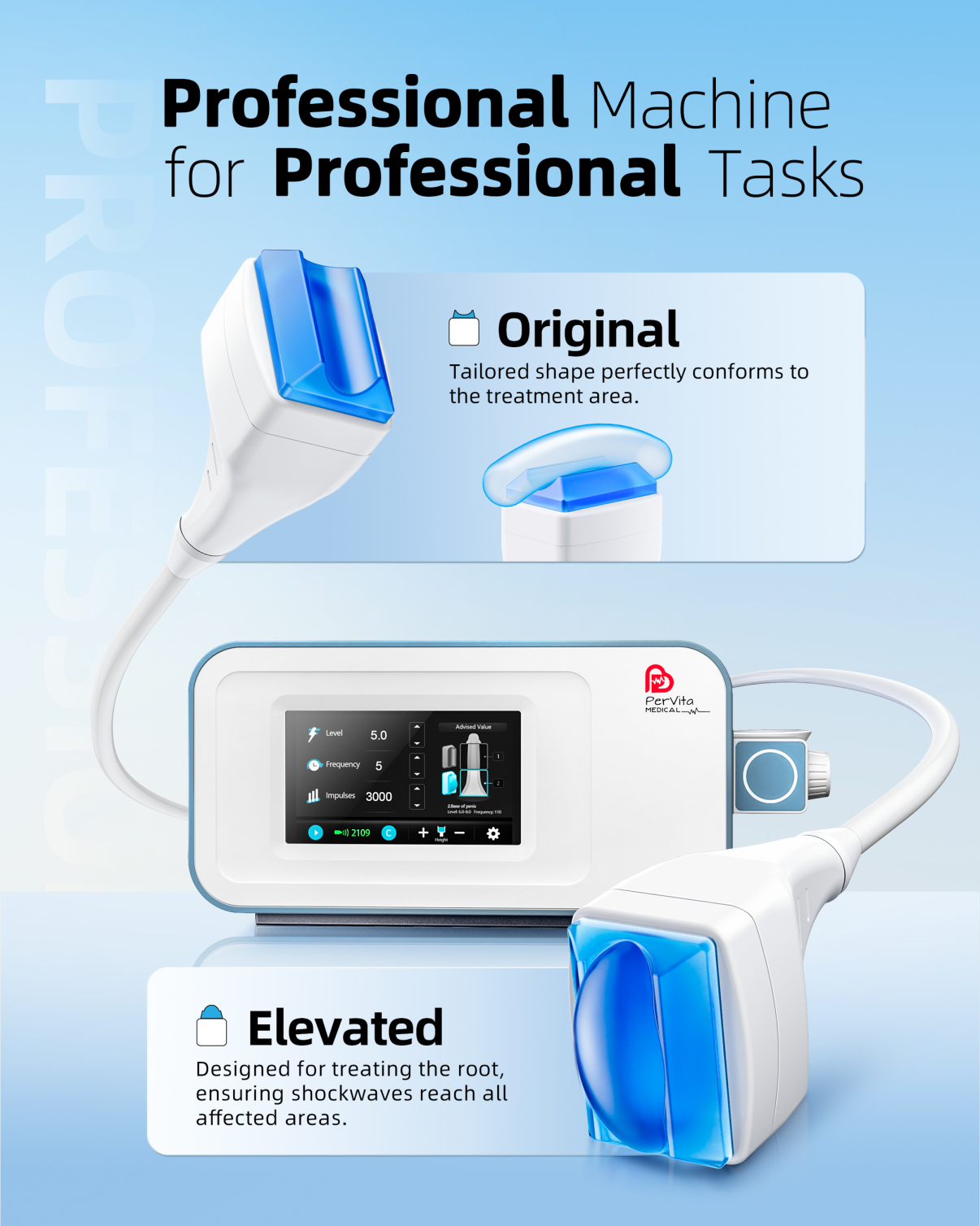 PerVita Medical Focused Shock Wave Therapy Machine PSP35 – Pervita Medical