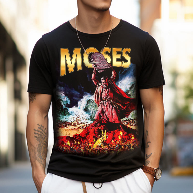 Moses Vintage Print T-shirt