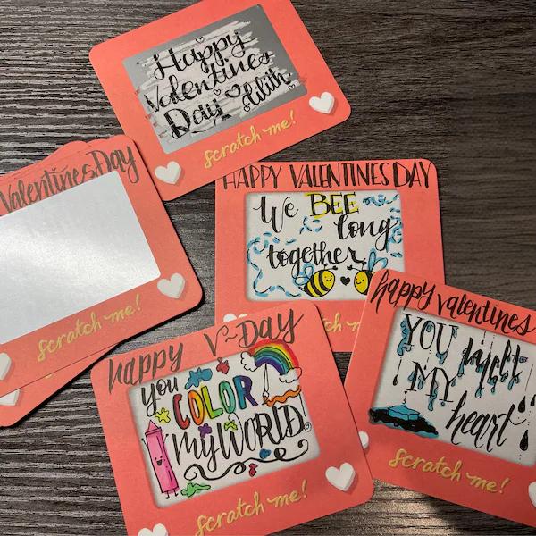 💖Scratch-off Valentines Card