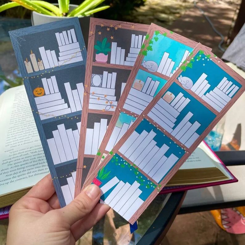 📕🔖Bookshelf Tracker Bookmark