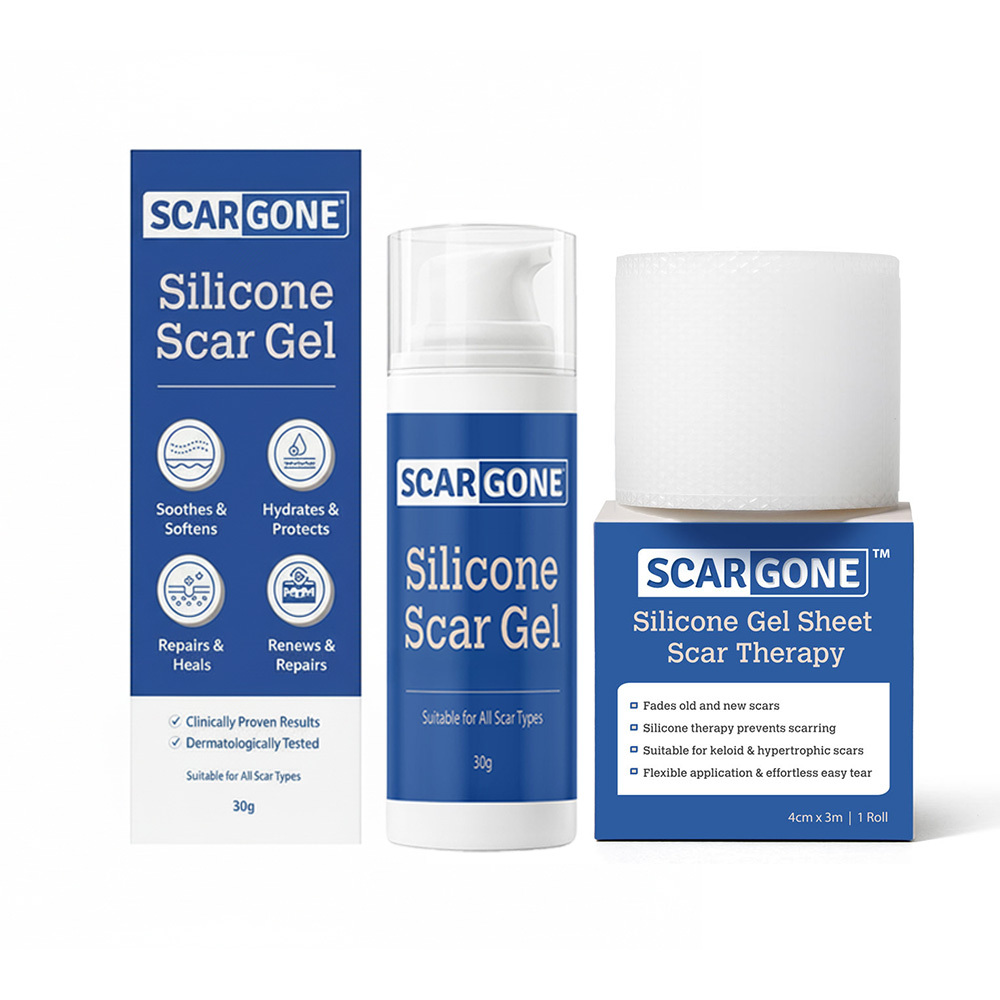 ScarGone Complete Silicone Scar Therapy Pack | Scar Reduction