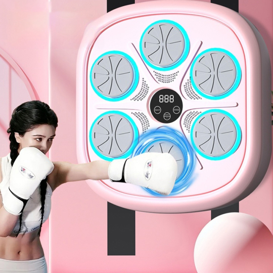 HoldBody Smart Music Boxing Machine Wall Target LED Lighted Sandbag ...