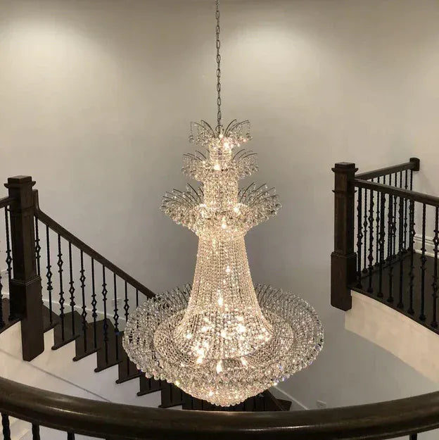 Empire Extra Large French Classic Multi-tiered Crystal Chandelier ...