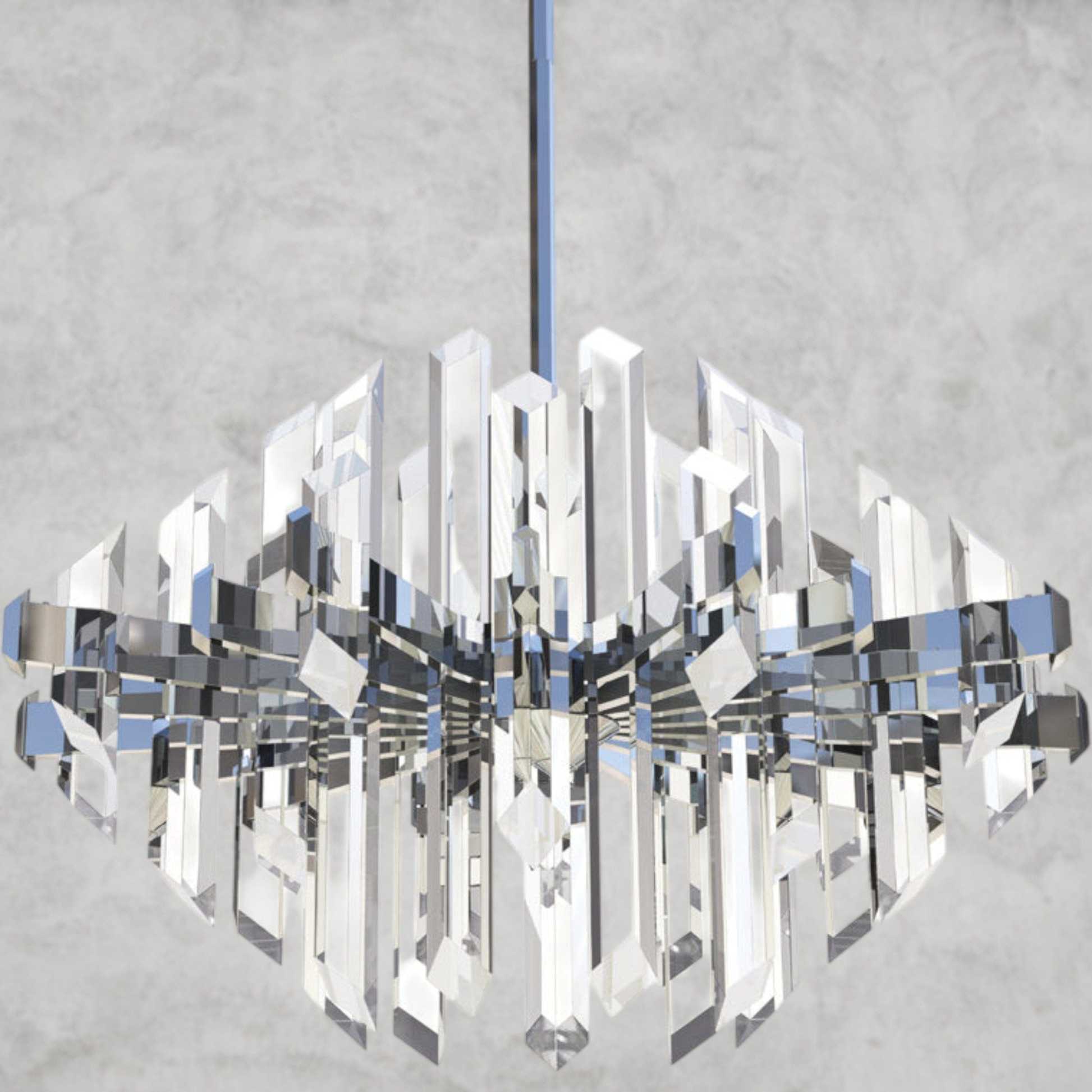 Facets 1-Light Kitchen Island LED Chandelier – Jucci Light