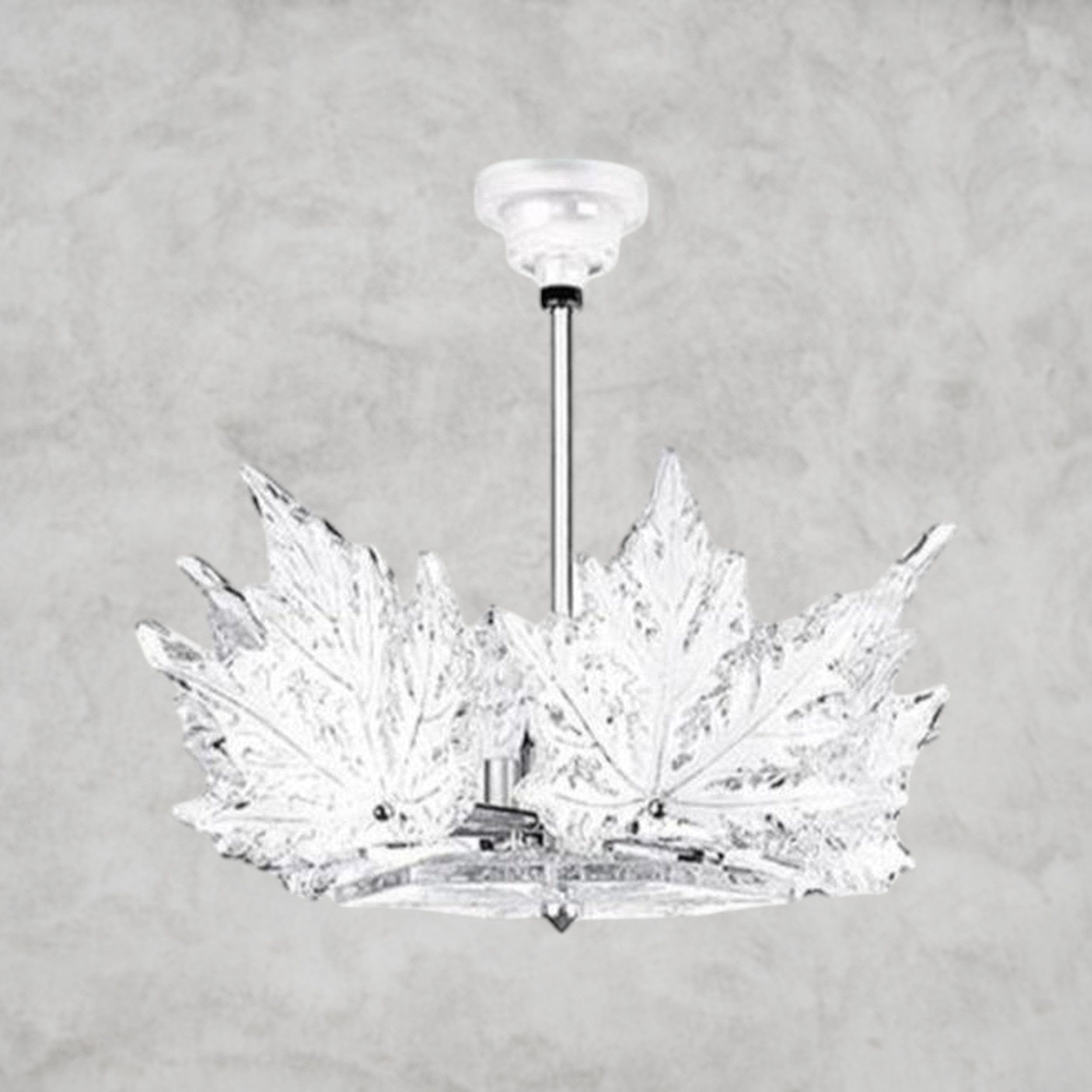 Maple Leaf Crystal Single Layer Chandelier – Jucci Light