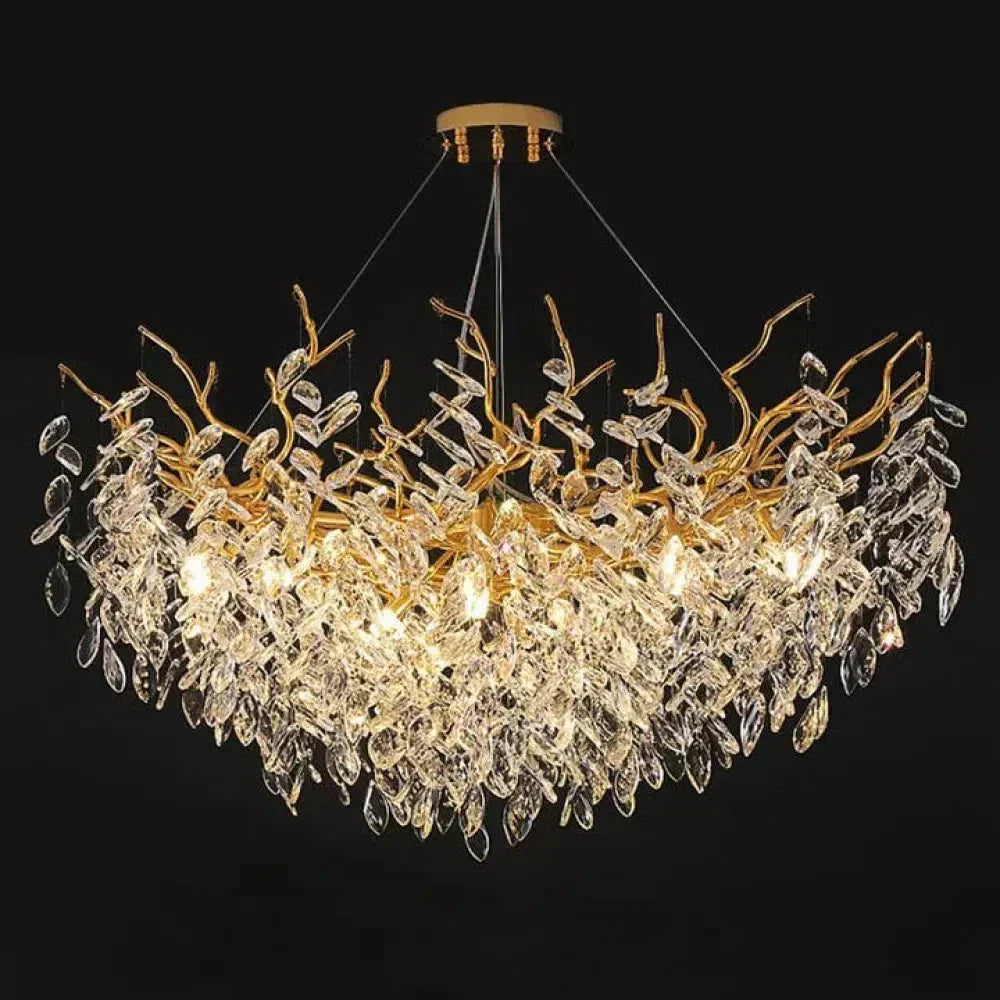 Renata Polyhedral Crystal Branch Chandelier – Jucci Light