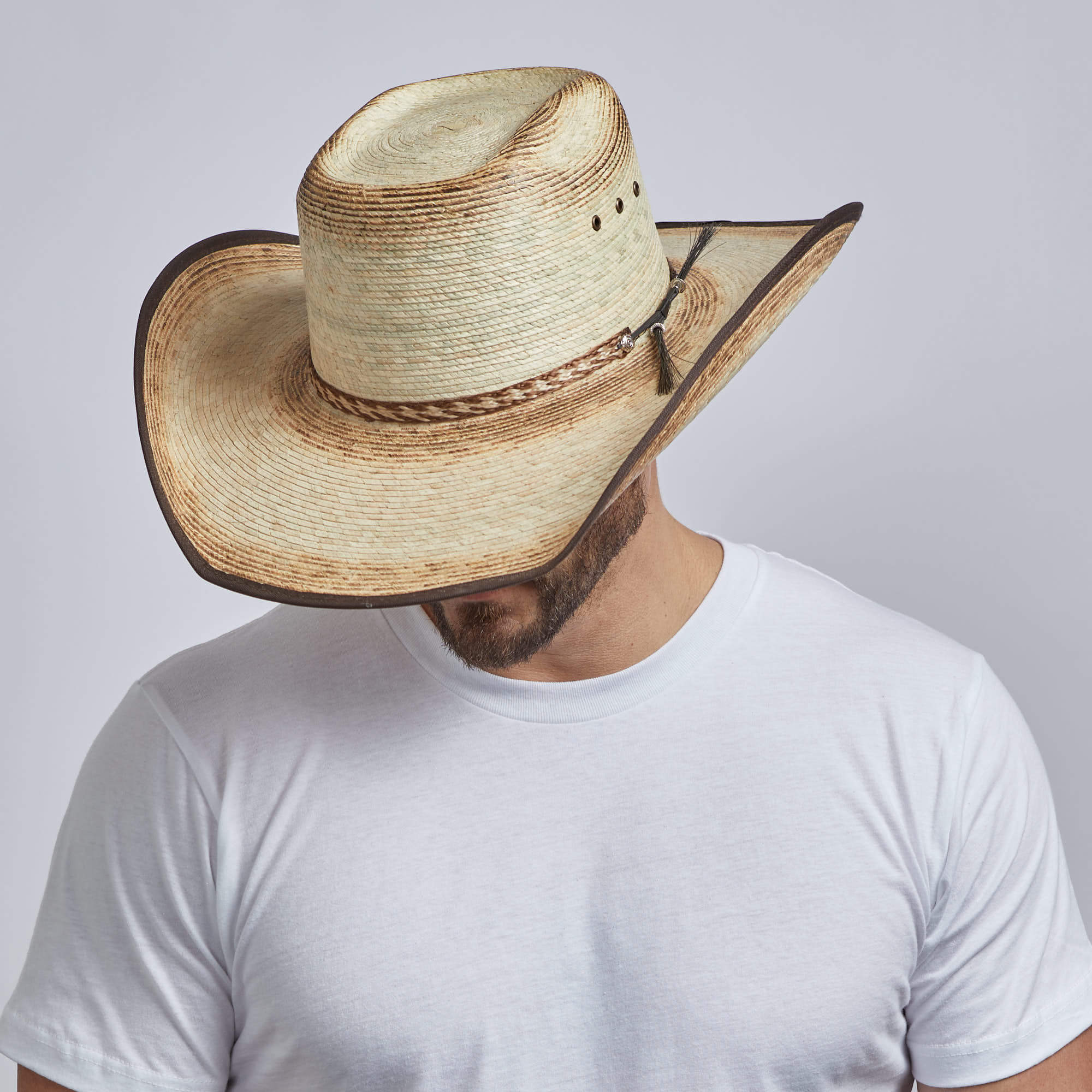 Laredo - Mens Straw Palm Cowboy Hat – FEDORAHAT
