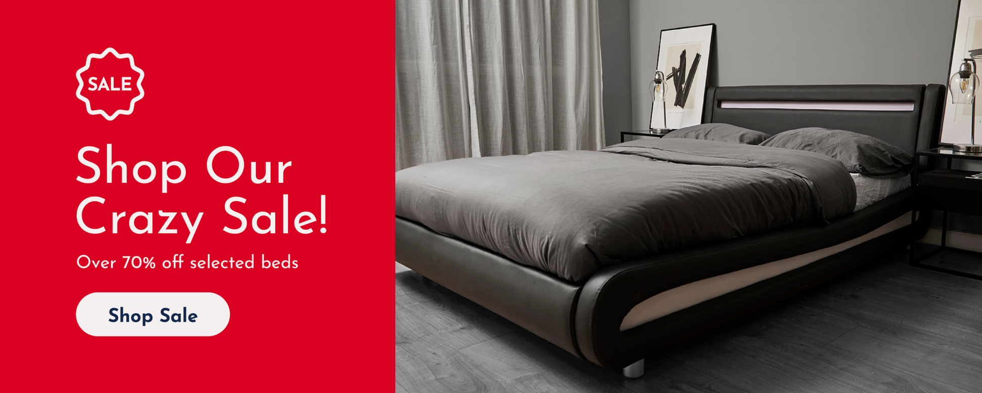 Cheap Beds For Sale with Fast Free UK Delivery | Crazy Price Beds UK