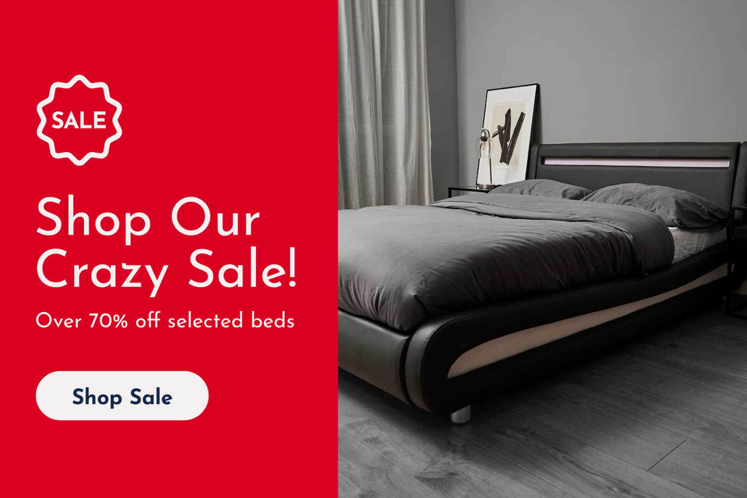 Cheap Beds For Sale with Fast Free UK Delivery | Crazy Price Beds UK