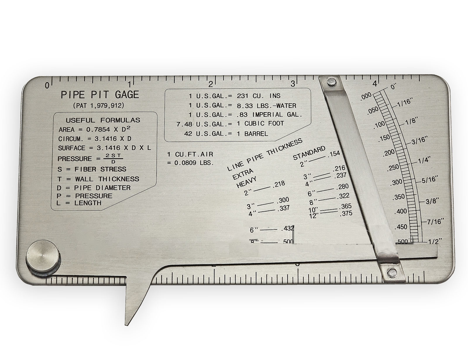 HK-Bluesweld Three-Piece Key Set Inspection Welding Gauge Fit For MIG