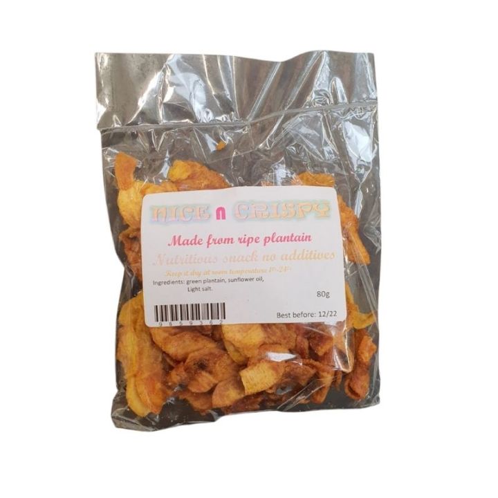 Nice N Crispy Ripe Plantain Chips 80G-Samis Online