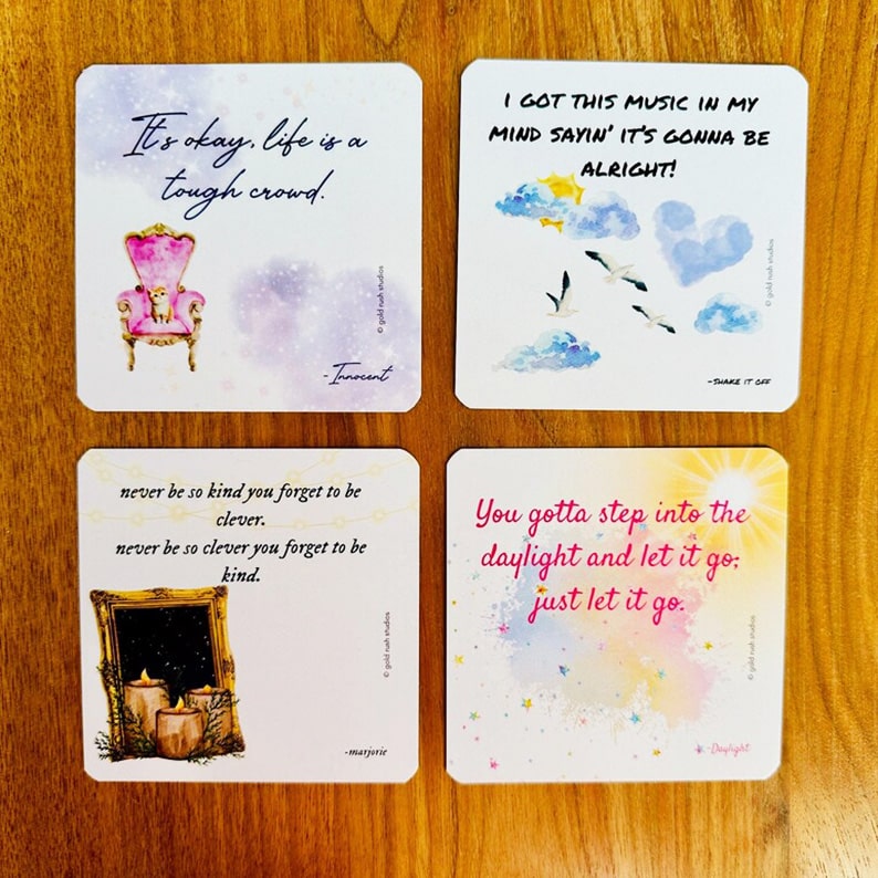 Swiftie Quotes Affirmation Cards - CollectibleJoy