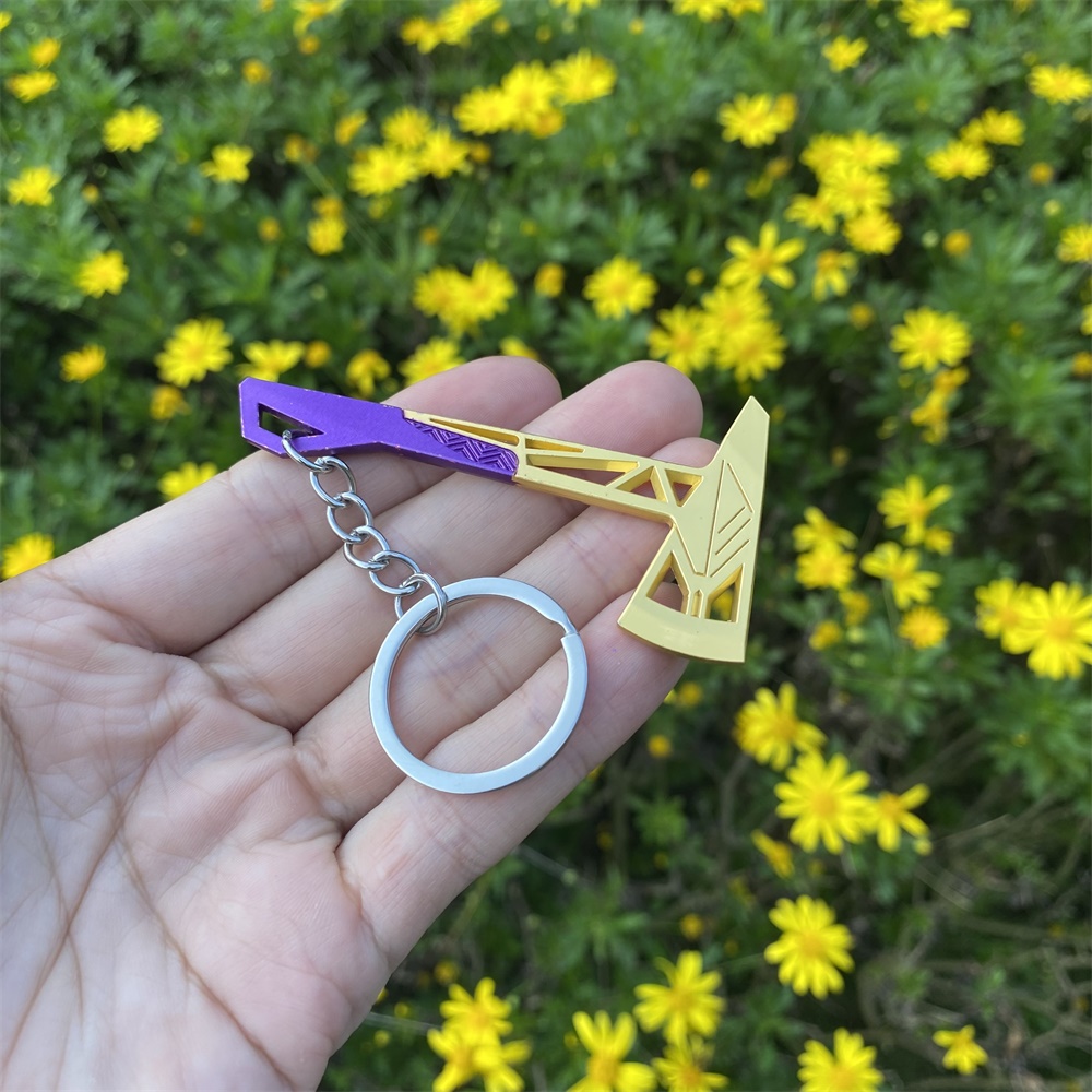 Prime Axe Reaver Dagger Glitchpop Knife Metal Keychain Pendant Gamer ...