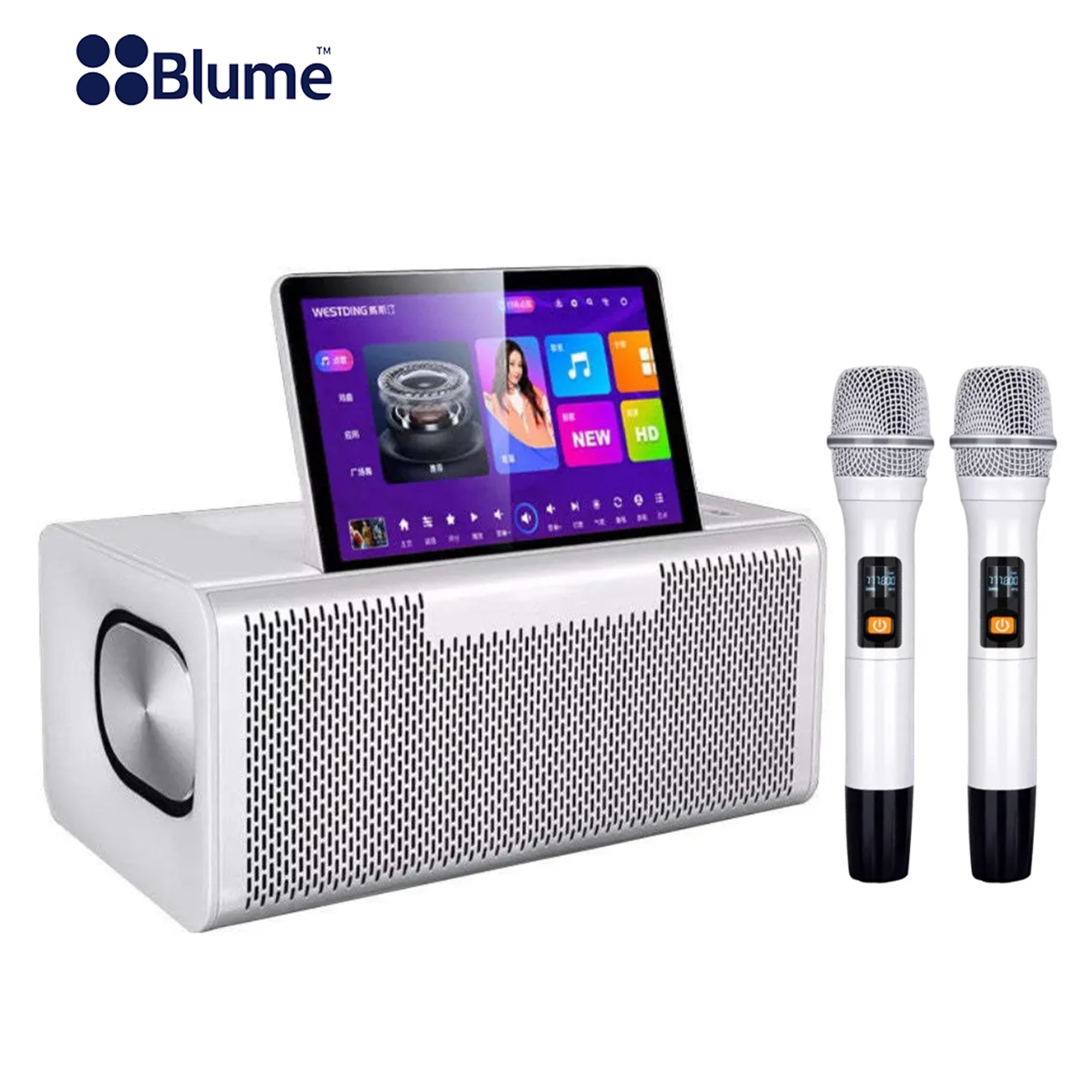 Blume 2024 new six-in-one smart screen karaoke machine home KTV