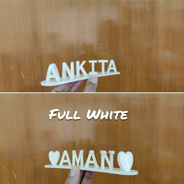 Dual Name Illusion Love 3D Printed as Sweet Gifts – Unigifta