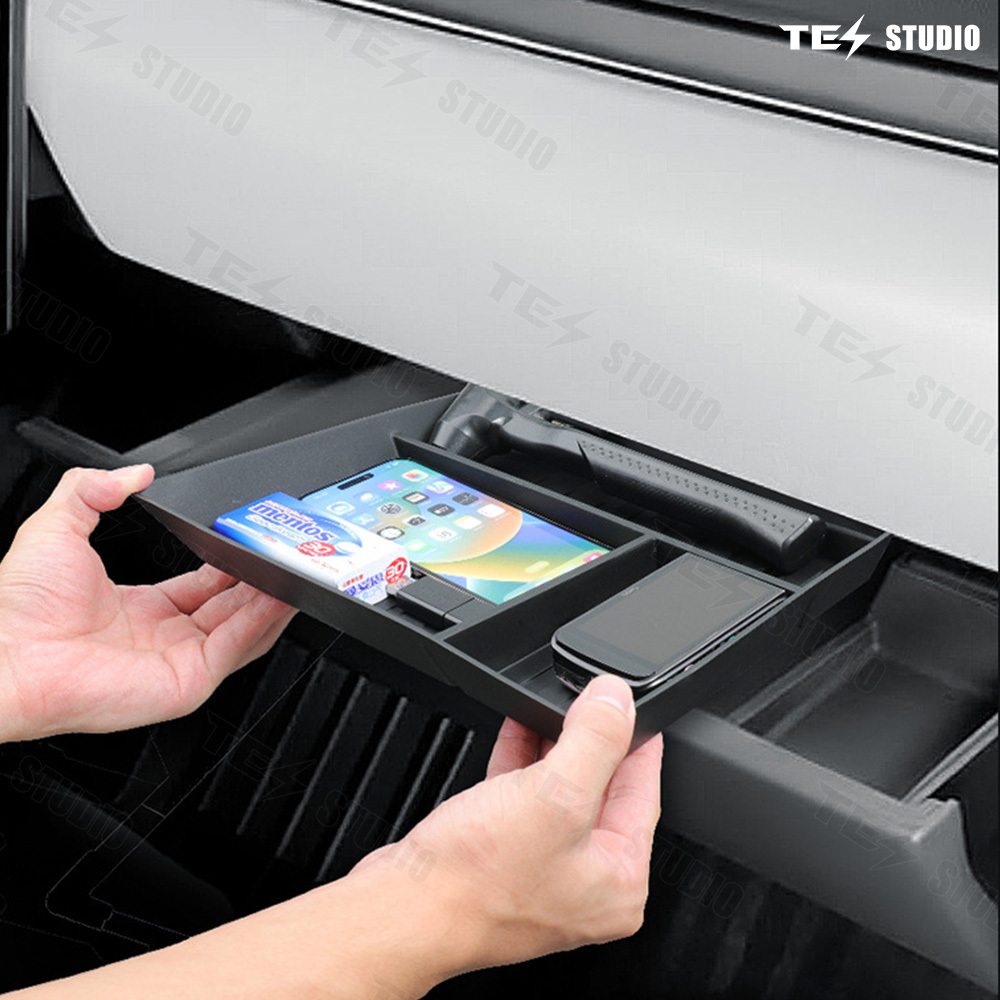 Tesstudio Cybertruck Glove Compartment Storage Box for Tesla Cybertruc ...