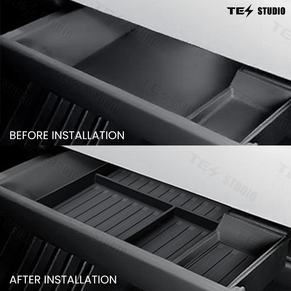 Tesstudio Cybertruck Glove Compartment Storage Box for Tesla Cybertruc ...