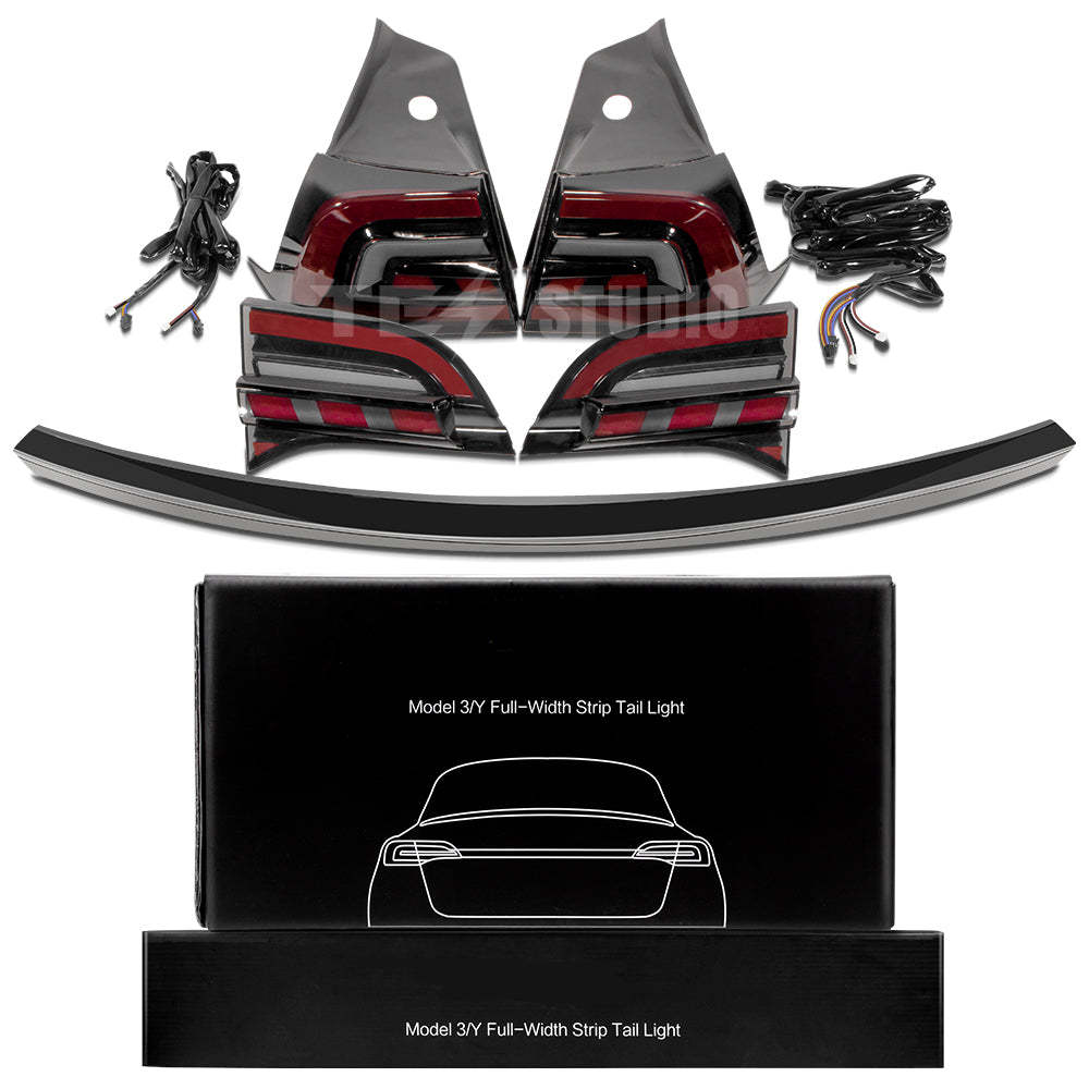 Tes studio-Model 3/Y Starlink Full-Width Strip Tail Light-best Exterior ...