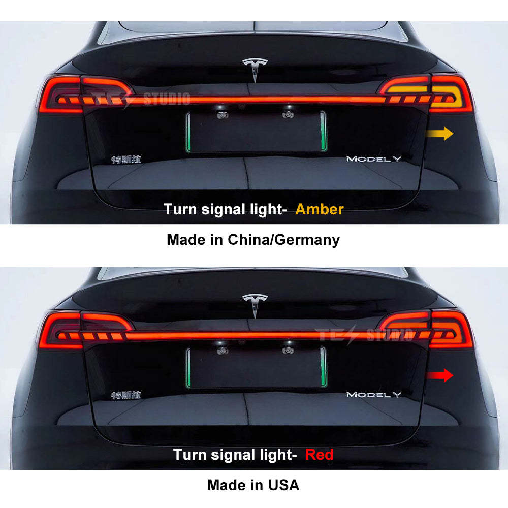 Tes studio-Model 3/Y Starlink Full-Width Strip Tail Light-best Exterior ...