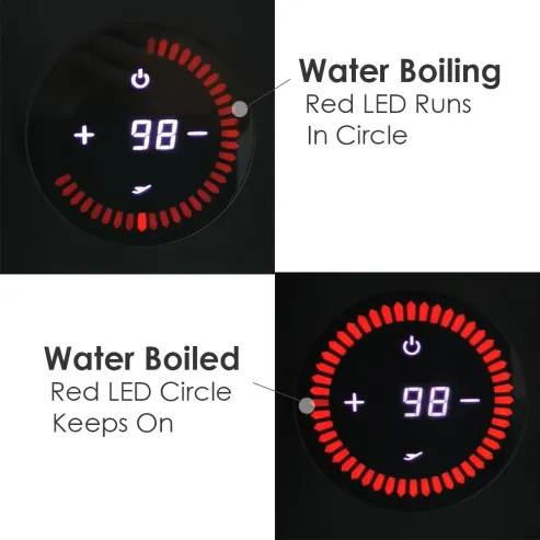 Instant Hot Water Dispenser Tank with Filtration and 3 in 1 boiling wa ...