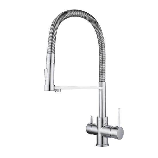 3 Way Kitchen Sink Faucet With Pull Out-Liliumfaucet