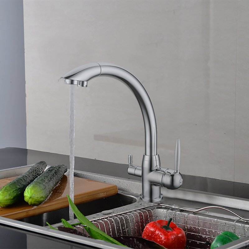 Three Way Kitchen Sink Mixer Tap-Liliumfaucet