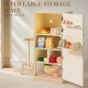 ROBUD Wooden Toy Fridge, Kids Play Kitchen Fridge with Accessories ...