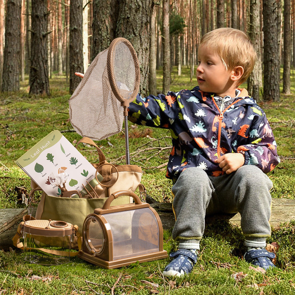 ROBUD Outdoor Exploration Set, Kids Explorer Kit, Bug Catcher Kit for ...
