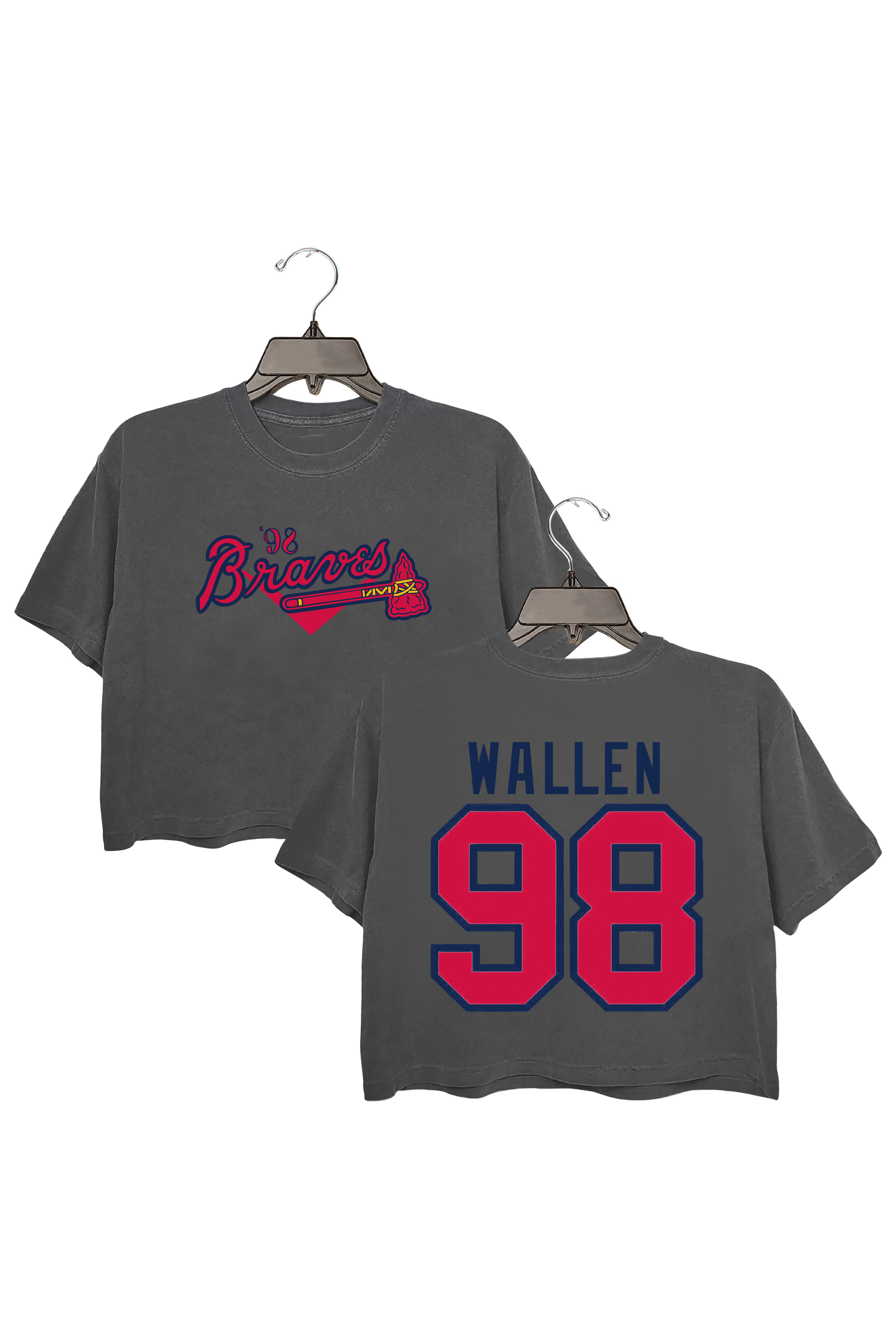 98 Braves Song -Morgan Wallen Crop Top For Women