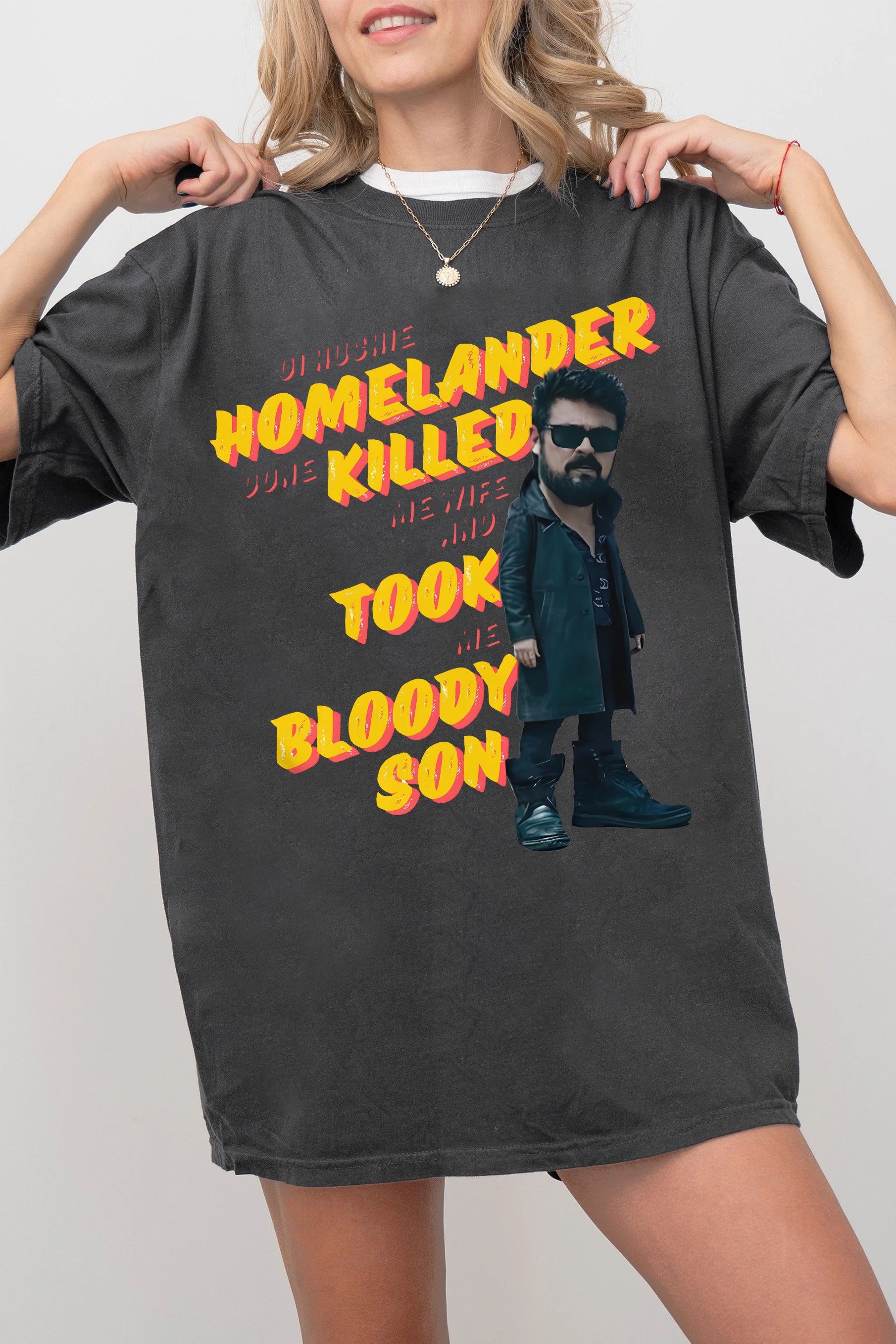 Mini Butcher The Boys TV Show Meme Tee For Women
