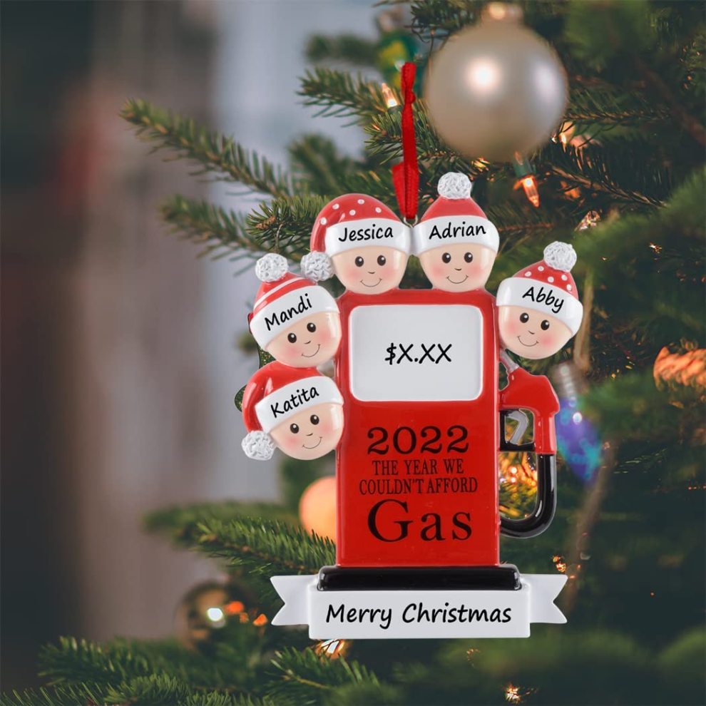 Personalized 2022 The Year We Couldn't Afford GAS Gas Pump Christmas ...