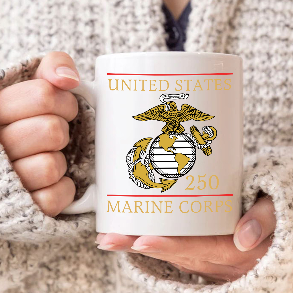 Marine Corps 250th Anniversary Mug