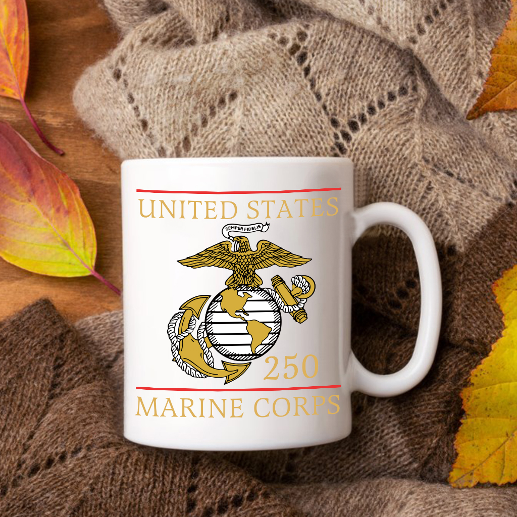 Marine Corps 250th Anniversary Mug