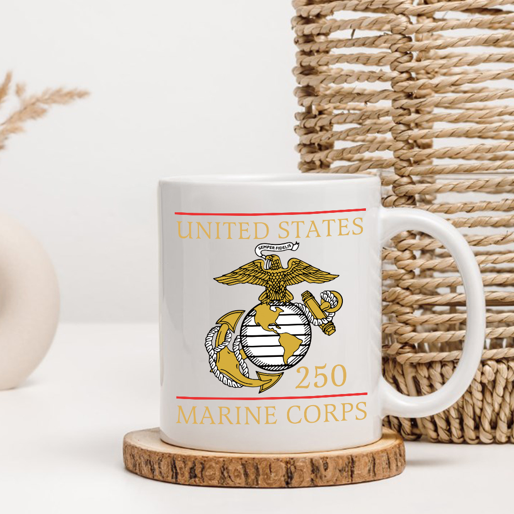 Marine Corps 250th Anniversary Mug
