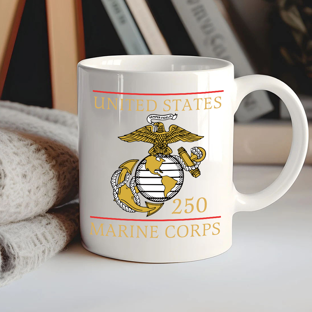 Marine Corps 250th Anniversary Mug