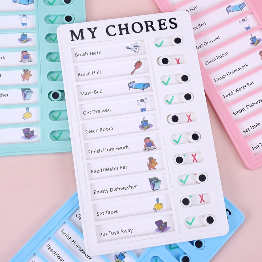 Magnetic Dry-erase Daily Routine Task Planning Board