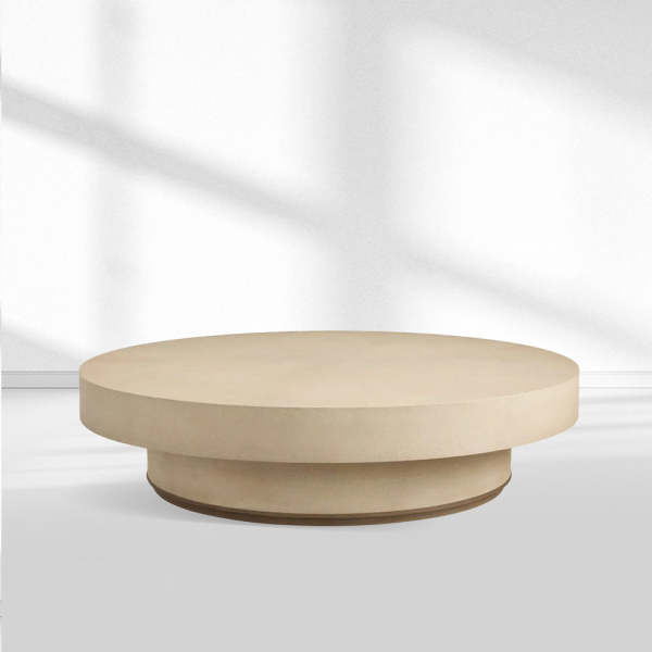 Harrow Round Coffee Table, RH designer's own brand – Yarelighting