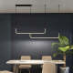 Minimalist LED Liner Pendant Light For Dining Room | Lightzey