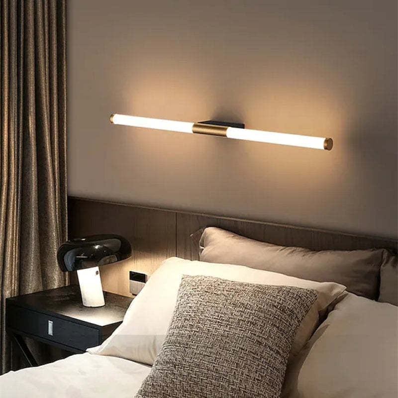 Simple Modern LED Strip Wall Lamp Wall Scone for Bedroom | Lightzey