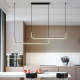Minimalist LED Liner Pendant Light For Dining Room | Lightzey
