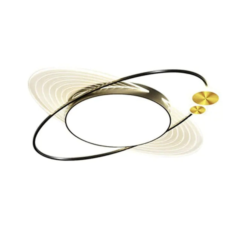 Metal Circle LED Ceiling Light for Living Room & Bedroom | Lightzey