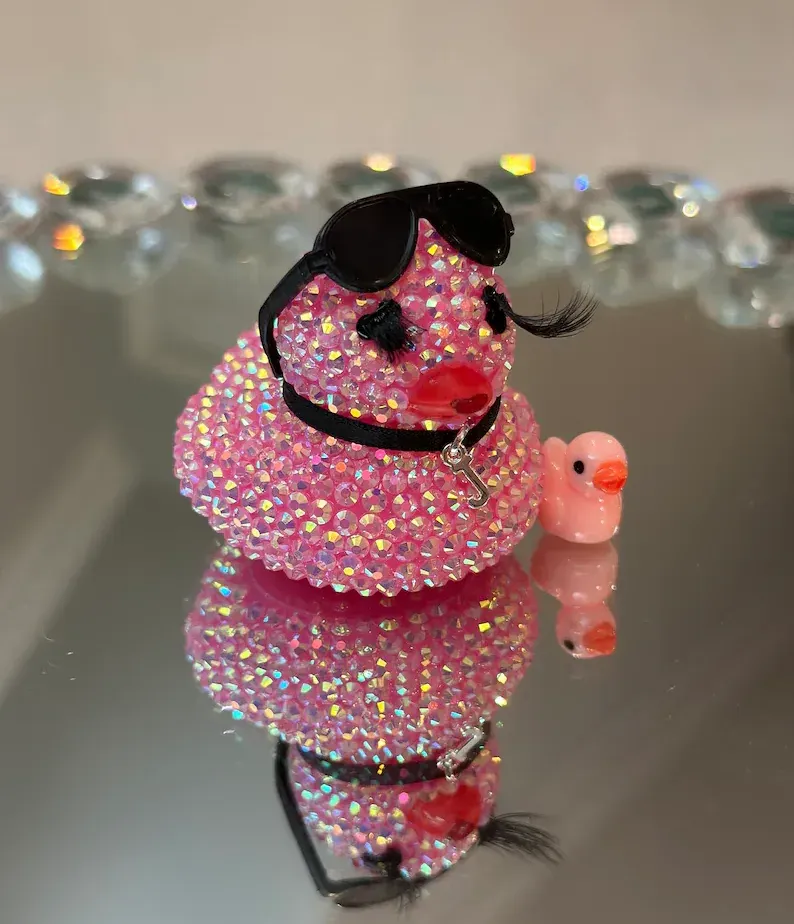 ️Mini Sparkling Rhinestone Bling Ducks