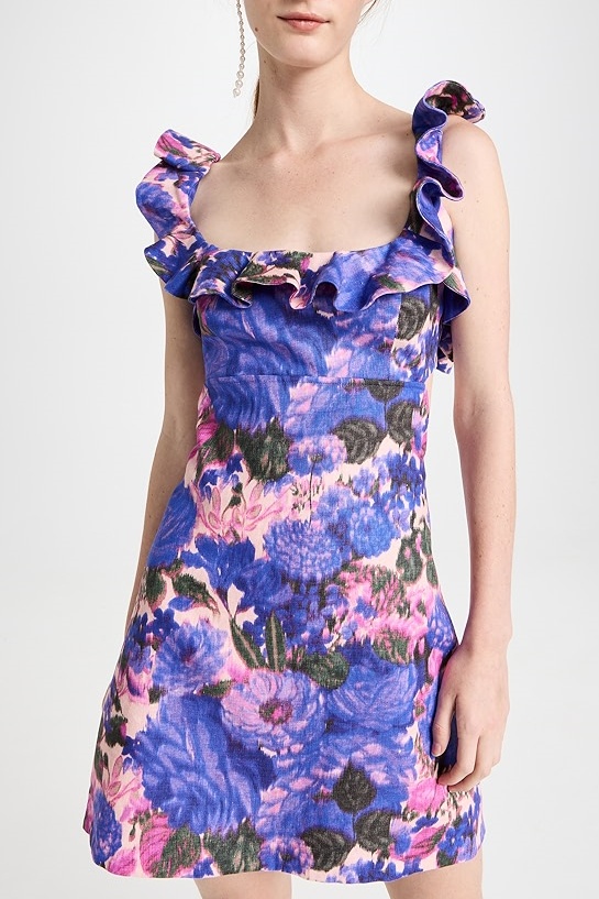 High Tide Frilled Mini Dress – desigmore
