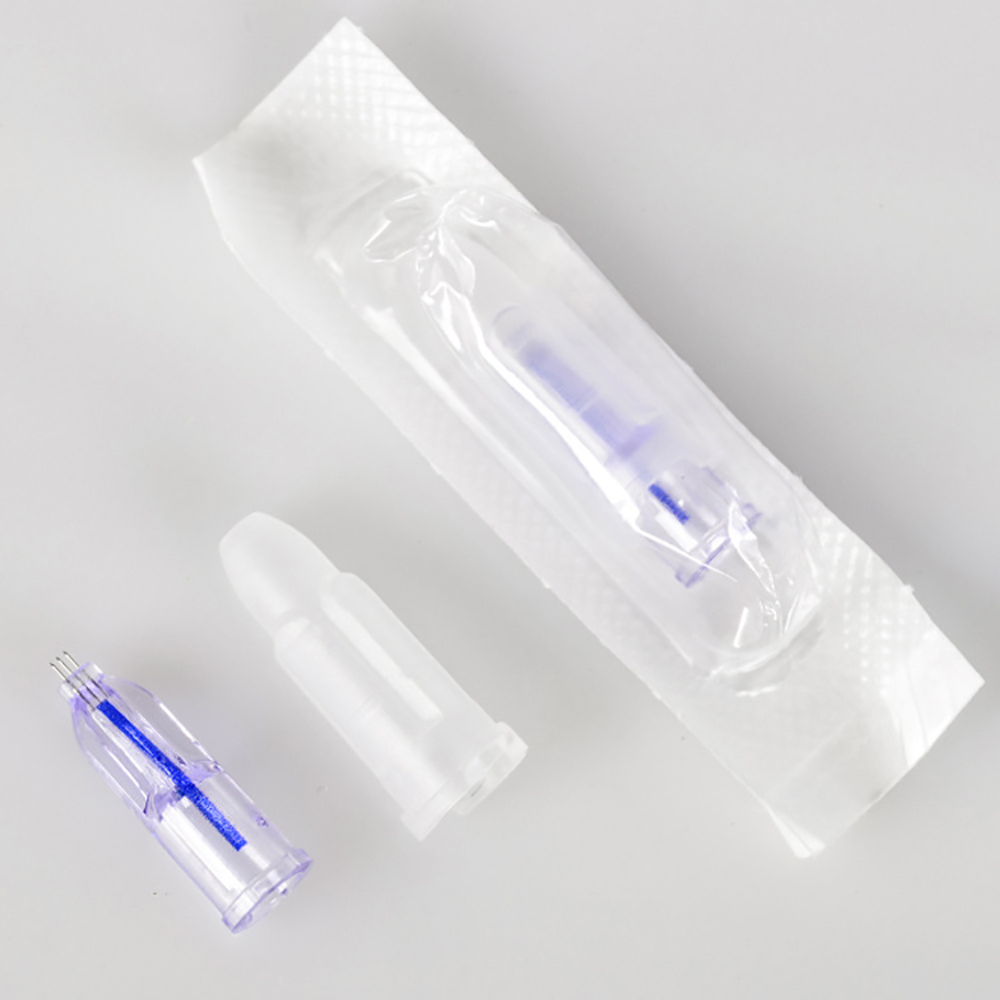 3 Pin Needles Nano soft Micronoodls Fillmed Hand Three Needles for Anti ...