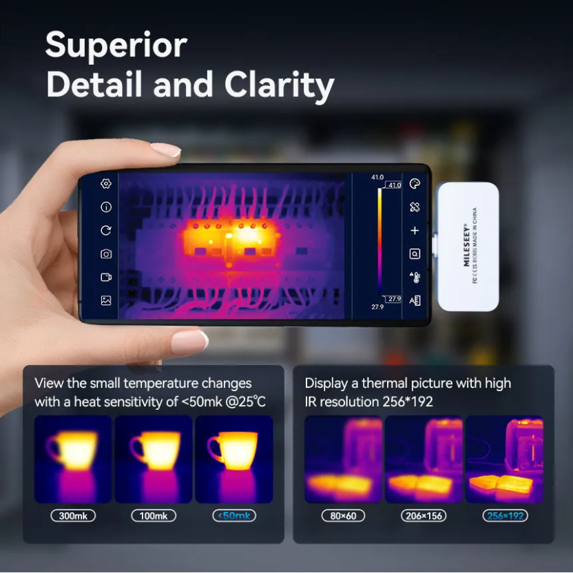 TR256i Thermal Imaging Camera for Smartphone with High IR resolution ...