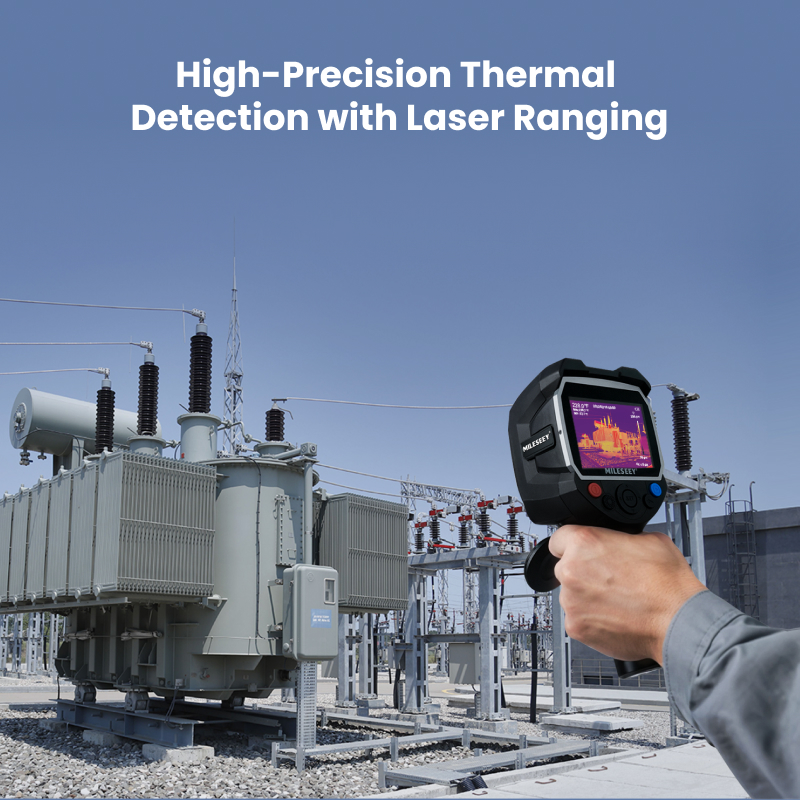 TR384C Thermal Imaging Camera with Laser Measure & GPS – Mileseey Tools