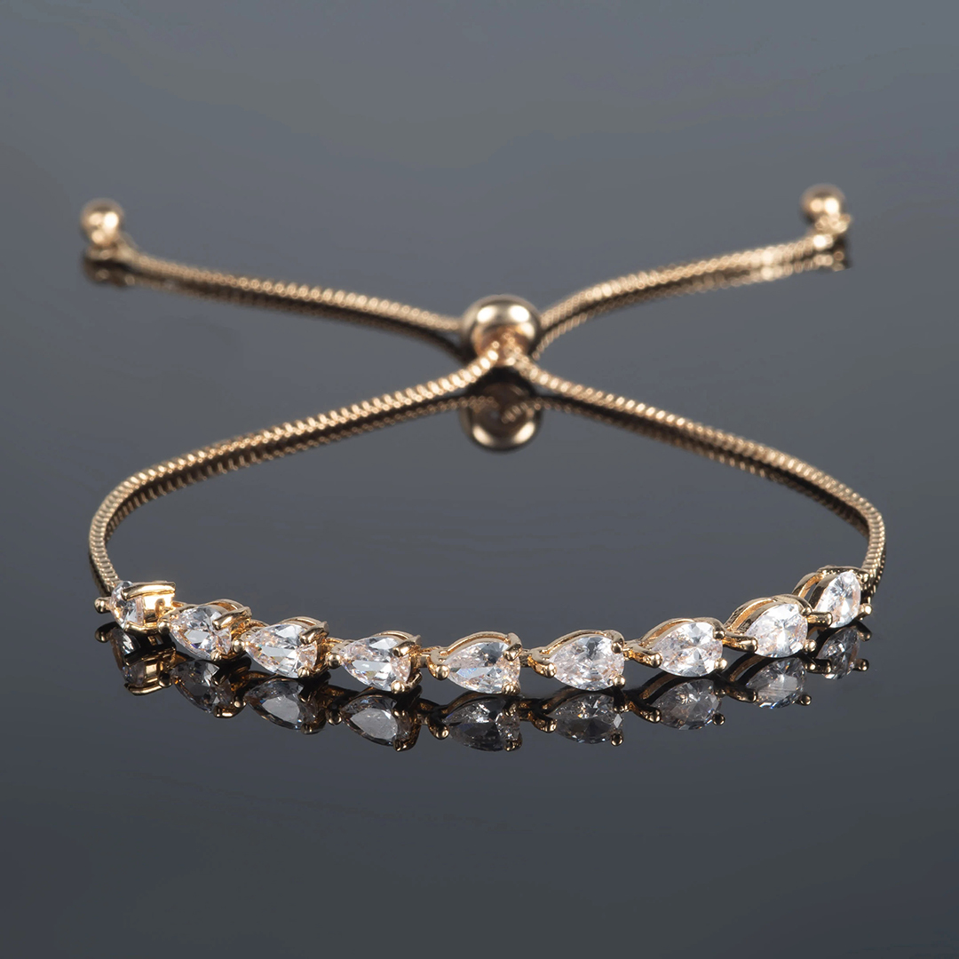 Choosing Peace Self Love Drop Diamonds Bracelet