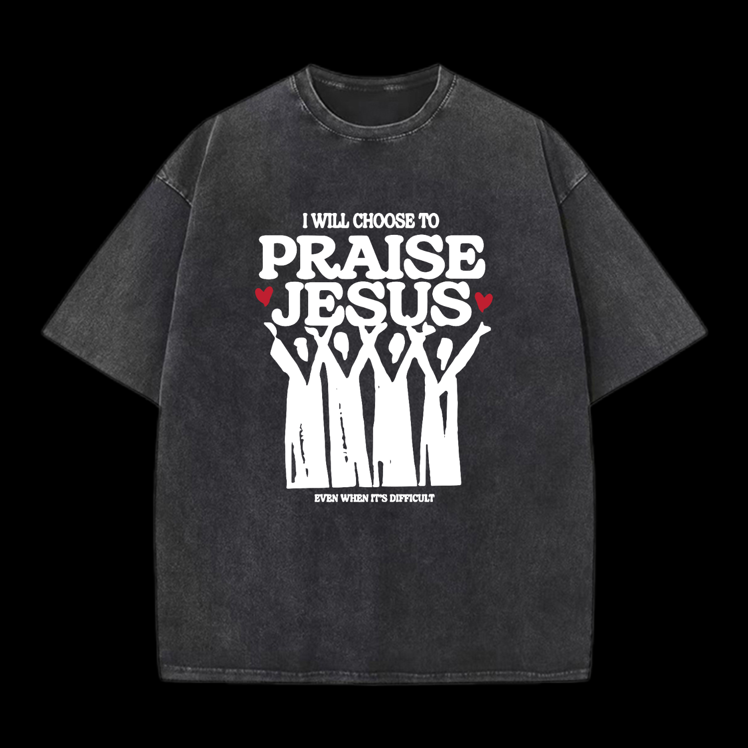 Praise Jesus Washed T-Shirt – LovellxMen